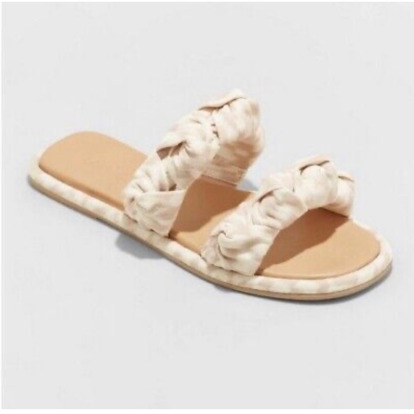 Universal Thread | Shoes | Universal Thread Meg Knotted Fabric Sandals ...